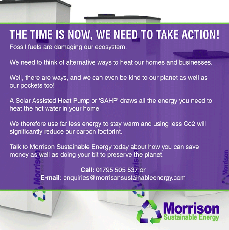 Solar Assisted Hot Water System | SAHP | Morrison Sustainable Energy